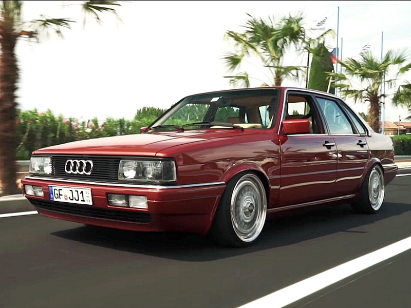 Audi 90 - vörös ördög - Retrovasak.hu